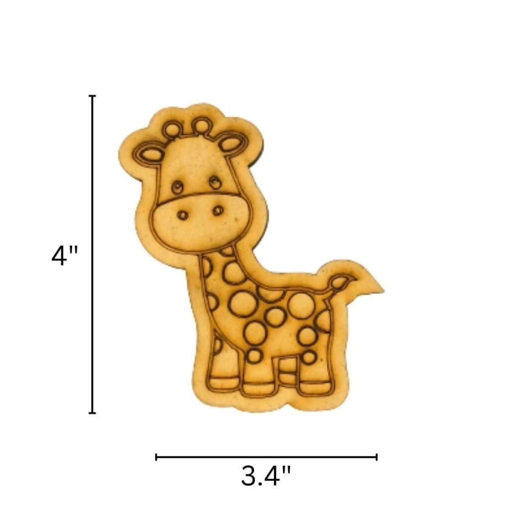 Giraffe - MDF Cut Out - Little Things Cute