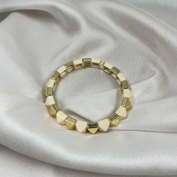 Ivory Triangle Harmony Bracelet - Little Things Cute
