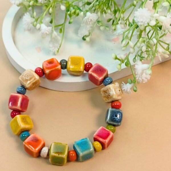 Square Bead Bracelet - Little Things Cute